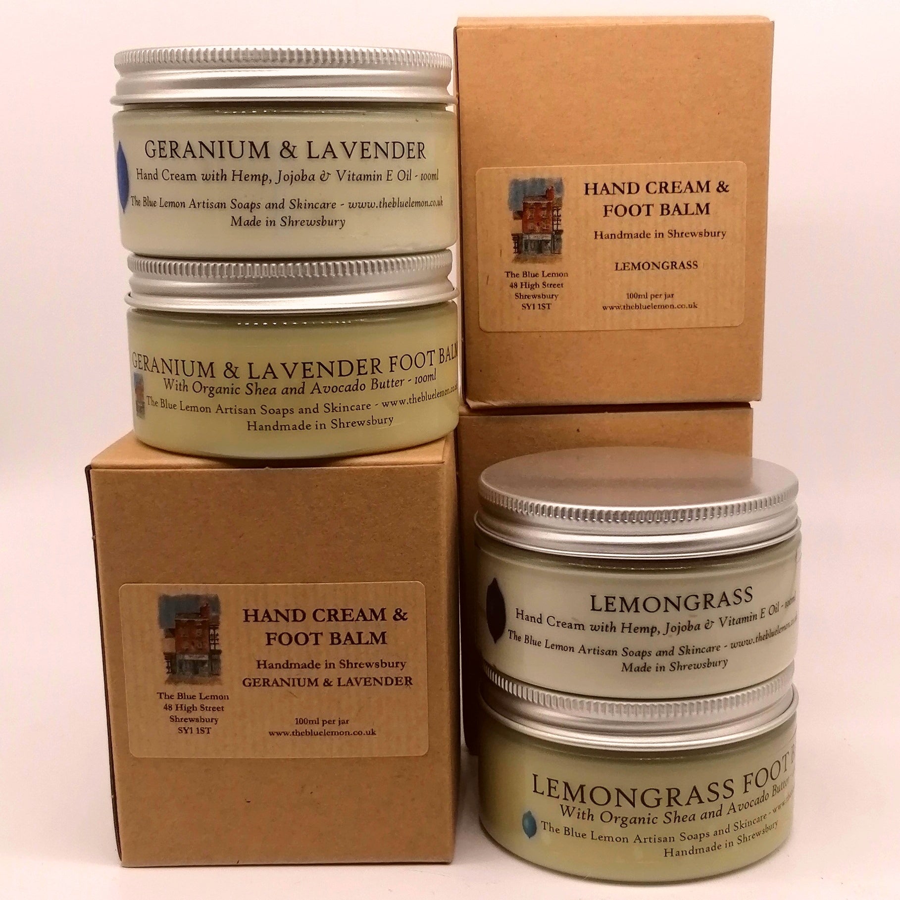 Hand Cream and Foot Balm combo – The Blue Lemon